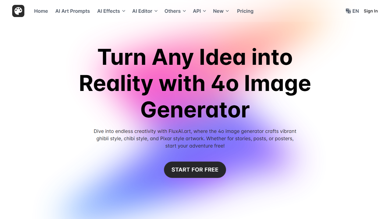 FluxAI.art : AI Image Generator Free Online - Aitools Review 2024